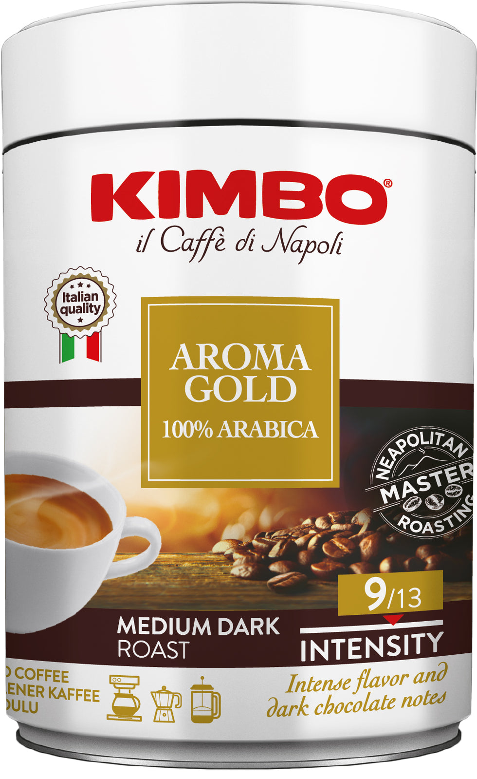 Kimbo coffee 100% Arabica ground