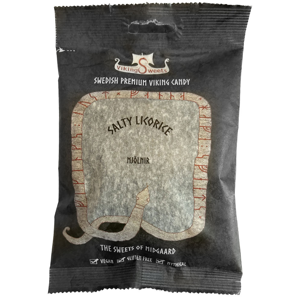 Viking Sweets Salted Licorice 120g