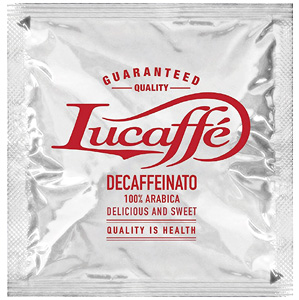 150 Lucaffe ESE Espresso pods, decaffeinated